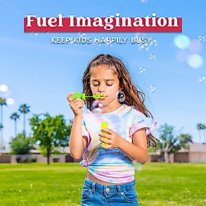 JOYIN 24 Pack Mini Bubble Wands for Themed Birthday, Wedding, Bubble Maker Toys for Kids, Summer Gifts Bubbles Fun Toys