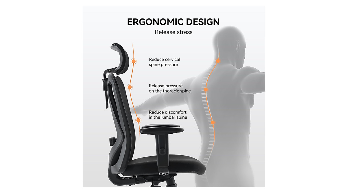 XUER Ergonomic Office Chair for Maximum Comfort