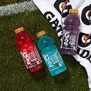 Gatorade G2 Thirst Quencher, Lower Sugar, Fruit Punch, 12 Ounce Bottles (Pack of 24)