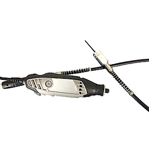 TMAX 42 Inch (1 Meter) Flexible Flex Shaft Polishing Chuck for Dremel Rotary Grinder Tools