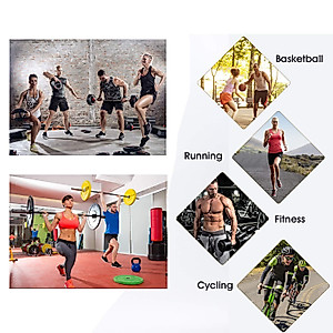 Knee Strap 2 Pack Knee Patella Support Brace for Running, Soccer, Basketball, Hiking, Jumpers Knee, Tennis, Tendonitis, Volleyball & Squats (Black)