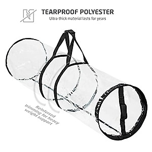 ZOBER Wrapping Paper Storage Containers - 40 Inch Gift Wrapping Organizer Storage - Fits 20 Standard Rolls of Wrapping Paper - Breathable Fabric, Waterproof