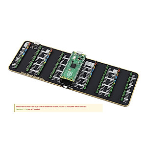 Waveshare 4xPorts Quad GPIO Expander Supports USB External Power Supply for Raspberry Pi Pico Series Motherboard