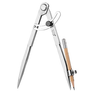 Mr. Pen- Professional Compass for Woodworking, 8 Inch Compass with Wing, Large Compass for Geometry, Compass Drawing Tool, Woodworking Compass, Pencil Compass for Carpenter, Drafting, Drawing Compass