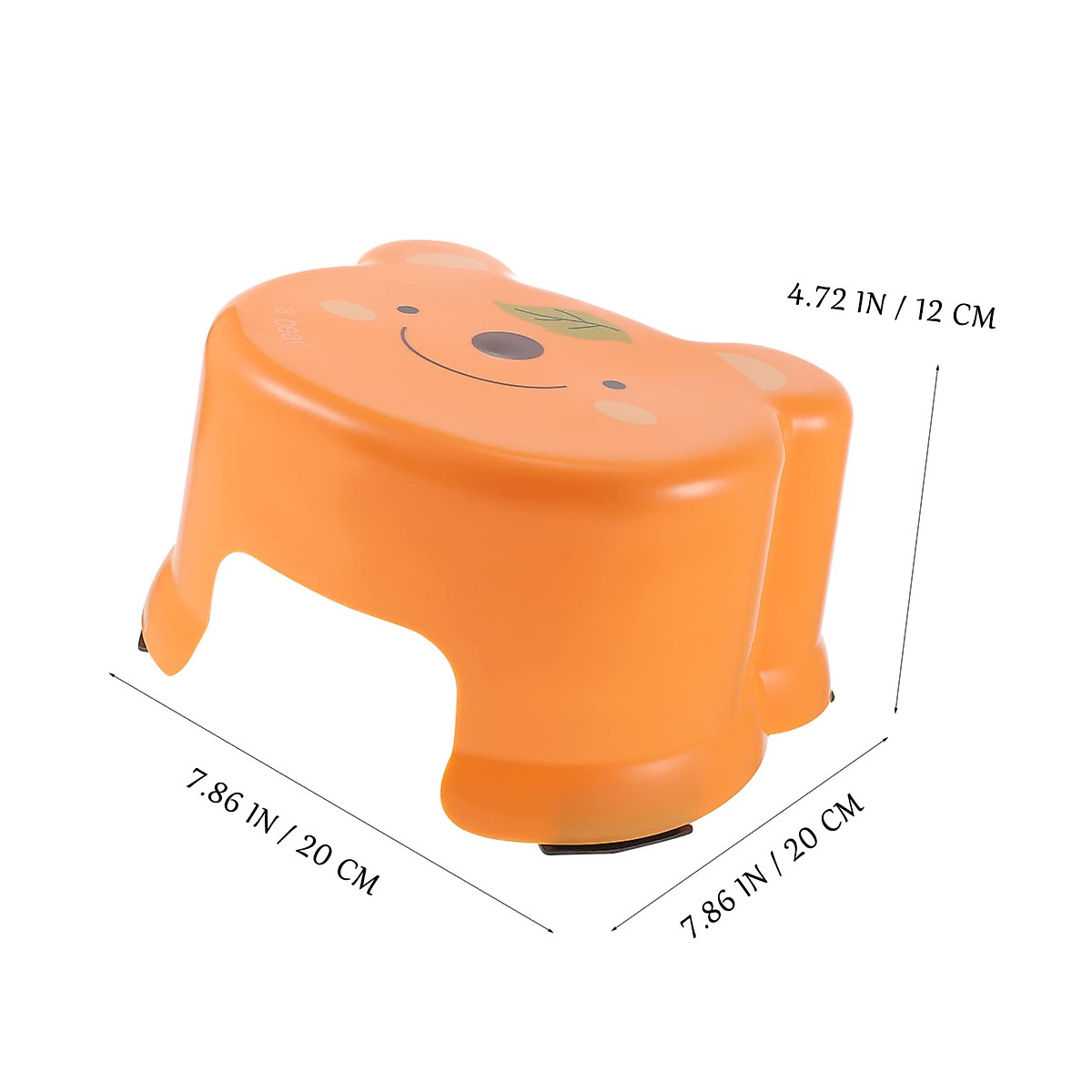 jojofuny Training Footstool Stools Baby Chairs Stool and Living Room Anti- Supplies Bathroom Anti-Skid Foot Skid Potty Home Helper Toilet Step Orange Kitchen Pregnant Cartoon for Kids