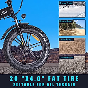 VITILAN V3 Electric Bike for Adults, Folding Fat Tire Ebike 750w 20inch 32MPH E-Bike 13.4AH Electric Bicycle Shimano 7-Speed…