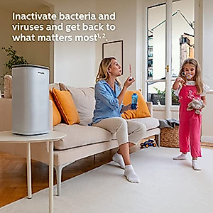 Philips LED UV Light Sanitizer Air Cleaner | Touch Control | Auto-Off Safety | ETL Listed & EPA Certified