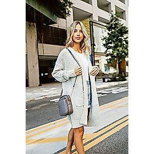 FashionPuzzle Multi Pocket Casual Crossbody Bag (White) One Size