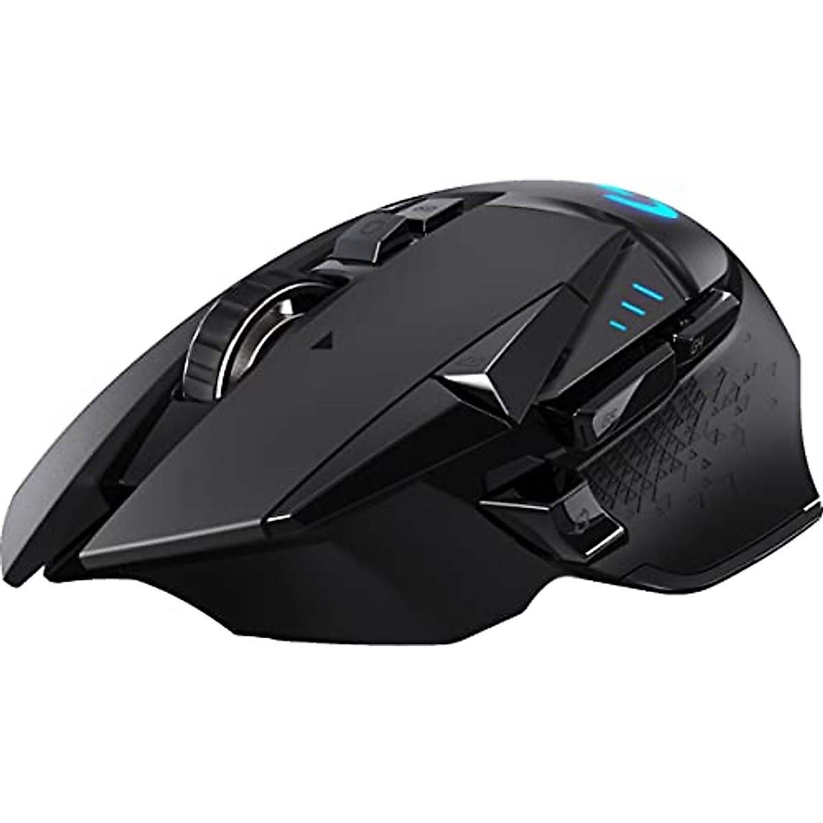 Logitech G502 Lightspeed Wireless Gaming Mouse, Hero 25K Sensor, 25,600 DPI, RGB, 11 Programmable Buttons, Long Battery Life, Powerplay- Compatible, PC/Mac - Black (Renewed)