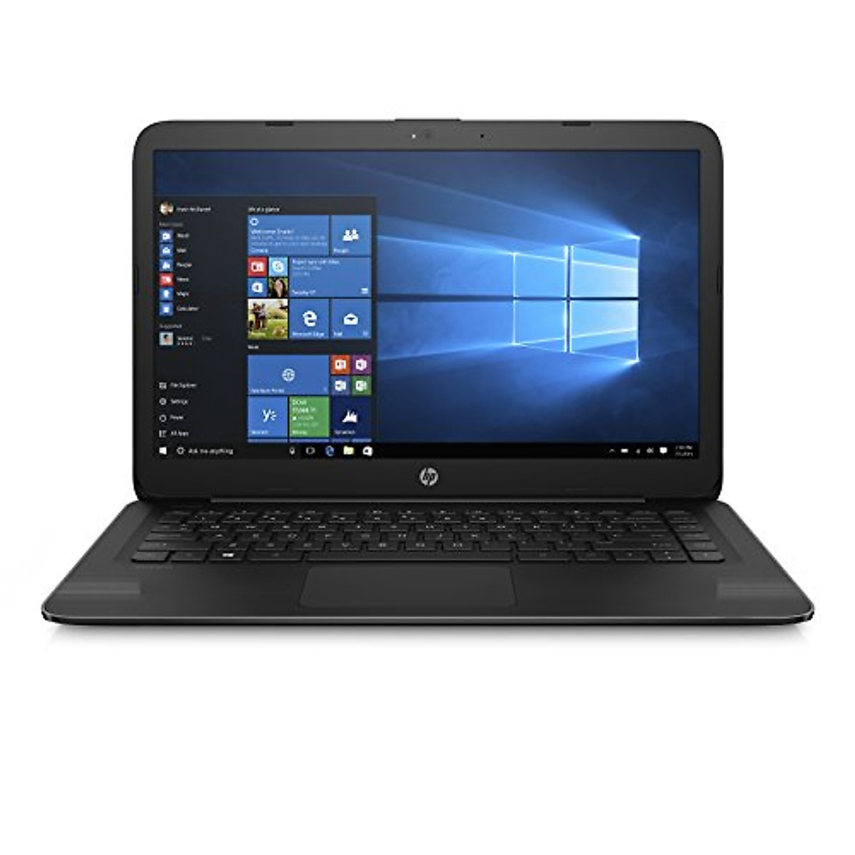 HP Stream 14 Inch Laptop (2018 New), Intel Celeron N3060 Processor, 4GB RAM, 32GB eMMC Storage, Office 365 Personal 1-year included, Windows 10 Home, Jet Black