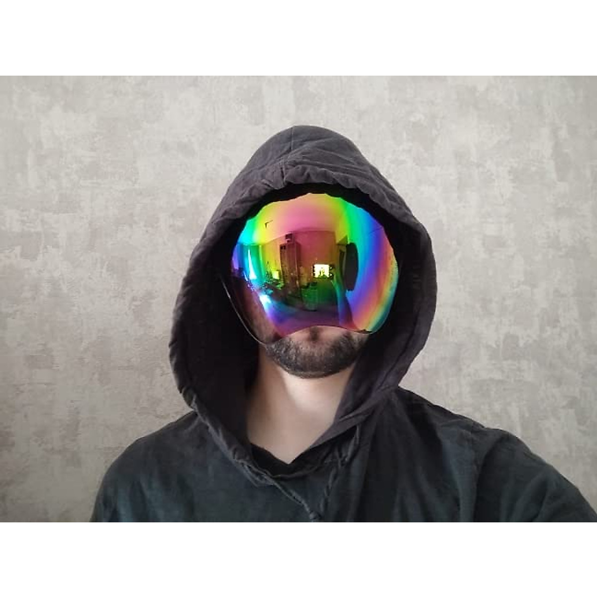 FEISEDY Full Cover Face Visor Protective Glasses Mirror Shield Sunglasses Anti Fog B2781