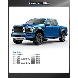 ECCPP 4pcs 8x170 Wheel Spacers 8 LUG 2" (50mm) 8x170mm to 8X170mm 125mm fits for 2003-2005 for Excursion || 2003-2018 for F-250 Super Duty for F-350 Super Duty with 14x1.5 Studs