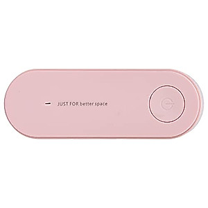 Diydeg Air Purifiers, Silent Operation Small Air Purifier Plug and Play Automatic Work for Kitchen for Shower Room Pink-U.S. regulations