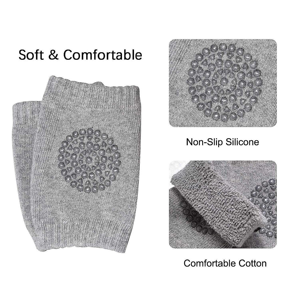 Baby Safety Helmet, Infant Baby Head Protector with 3 Pairs Baby Knee Pads for Crawling & 3 Pairs Baby Socks, Head Cushion Bumper Bonnet, Soft Headguard for Toddler Learning to Walk, Pink Candy