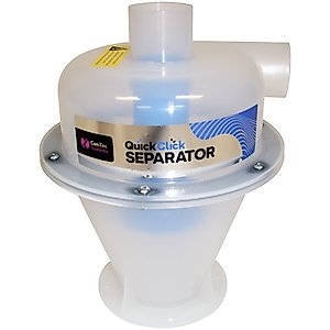 Assembled Quick Click Dust Separator with 5 Gallon Locking Collection Bin and Power Tool Adapter Set with 16 Ft. Hose