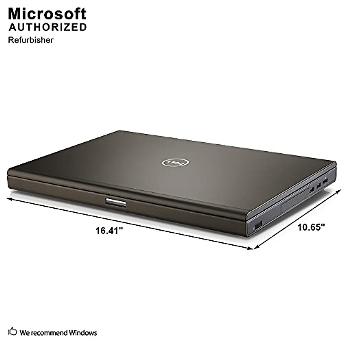 Dell Precision M6600 17.3 Inch Workstation Laptop, Intel Core i7-2720QM up to 3.3GHz, 8G DDR3, 500G, VGA, HDMI, DP, Windows 10 Pro 64 Bit Multi-Language Support English/French/Spanish(Renewed)