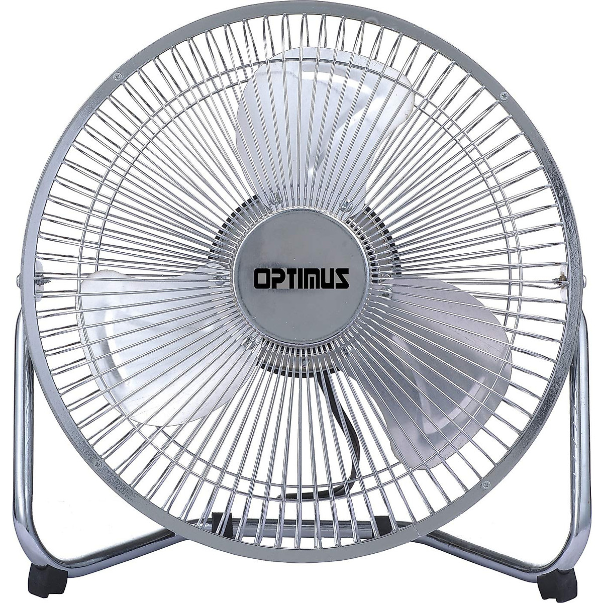 Optimus F-4092 9-Inch Industrial-Grade High-Velocity 2-Speed Fan, 1-Pack, Silver Coated