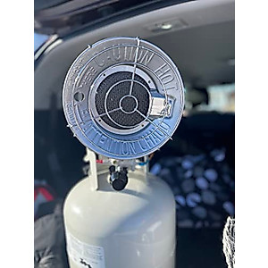 Remington 16,000 BTU Single Propane Tank Top Heater, Silver/Black