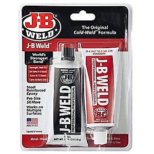 J-B Weld 8281 UxODgJ Professional Size Steel Reinforced Epoxy Twin Pack, 10 Oz