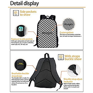 FOR U DESIGNS Galaxy Space Wolf School Bags 3 Piece Set for Teenager Boys Girls