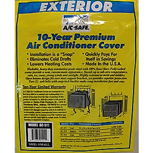 AC-Safe Large C Safe Exterior Cover Window Air Conditioners, Neutral