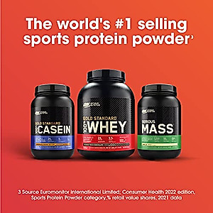 Optimum Nutrition Serious Mass Weight Gainer Protein Powder Vitamin C Zinc and Vitamin D for Immune Support Vanilla 12 Pound (Packaging May Vary)