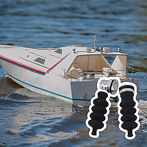 logyues 2pcs RC Boat Push Rod Rubber Seal Bellow and Fitting 42 mm