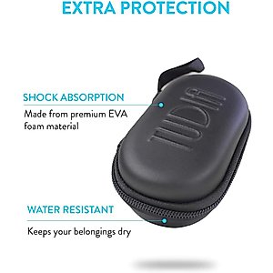 TUDIA EVA Small Empty Hard Dice Case for Board Games, Card Games, Dungeons & Dragons, RPG Table Games (Small) [Case ONLY, Dices NOT included]