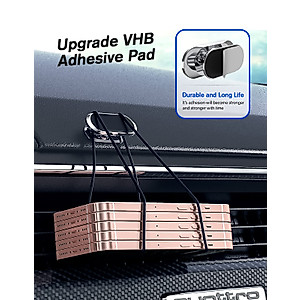 odbowuge [2 Pack Magnetic Phone Holder for Car[Upgrade Magnet] Phone Mount for Car,Car Phone Holder Mount 360 Adjustable, Dashboard Car Mount Fits Samsung iPhone etc All Smartphones