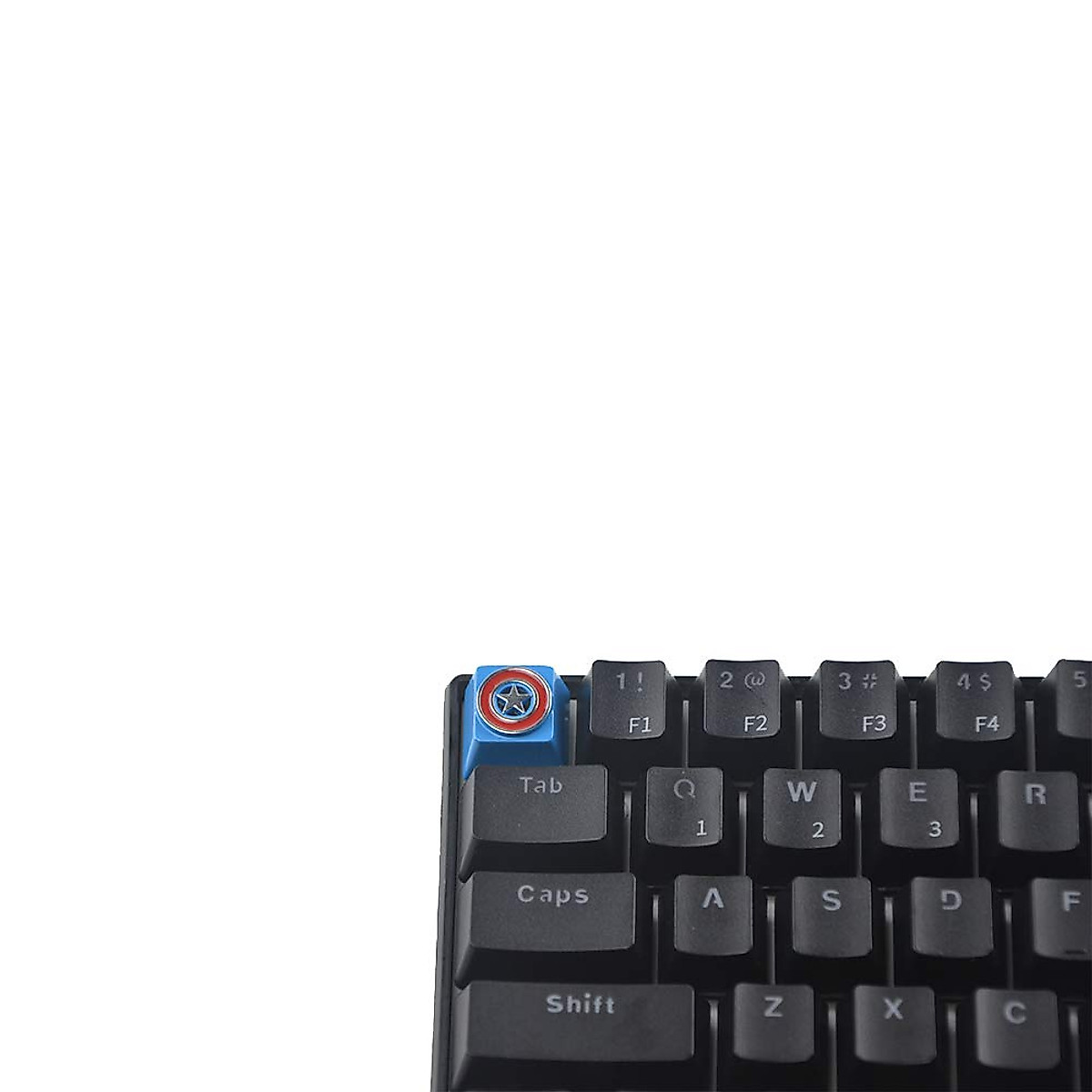 Hidetaka Custom Gaming Keycaps for Cherry MX Switches with Key Puller (Captain America)