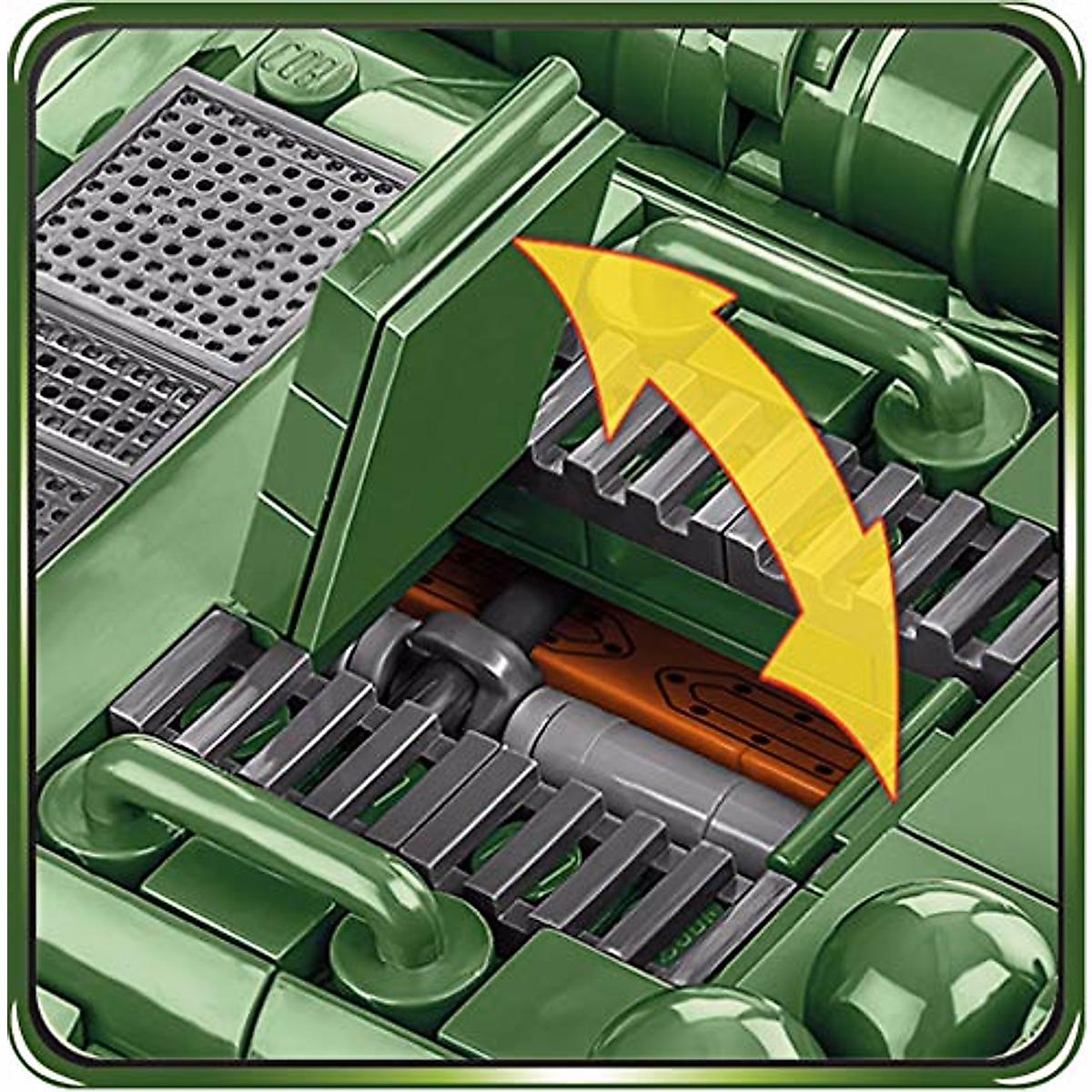 COBI Historical Collection SU-100 SPG Vehicle , Green