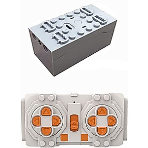 NIIZ 5 Pieces Speed Power Functions Motor App Remote Control Programming DIY Creative Building Block Set, Science and Technology 3 M-Motors Power Functions Kits