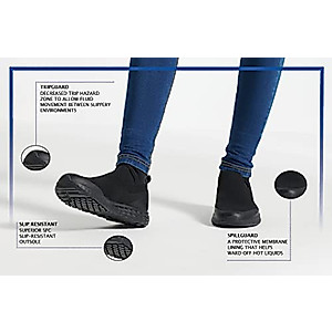 Shoes for Crews Everlight Slip On, Black, Women's, Size 7.5