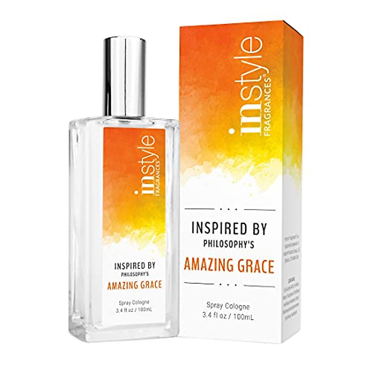 Instyle Fragrances | Inspired by Philosophy's Amazing Grace | Women’s Eau de Toilette | Vegan, Paraben Free, Phthalate Free | 3.4 Fluid Ounces
