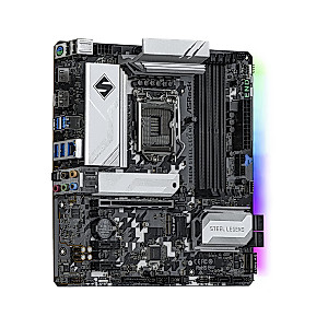 ASRock B560M Steel Legend Compatible with Intel 10th and 11th Generation CPU (LGA1200) B560 Chipset MicroATX Motherboard