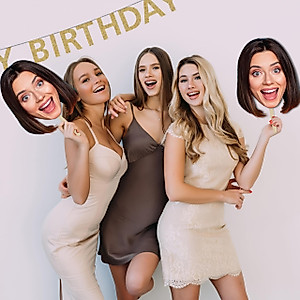 1 Pc, Custom Big Head with Your Photo | Fun Face Cardboard Cutout, Big Heads on Stick, Life Size face on a Stick | Upload Your Own Photo, Custom Cutout Big Face Stick