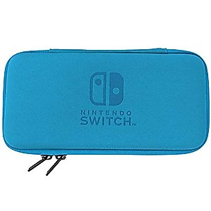 Nintendo Switch Lite Slim Tough Pouch (Blue) By HORI - Officially Licensed By Nintendo