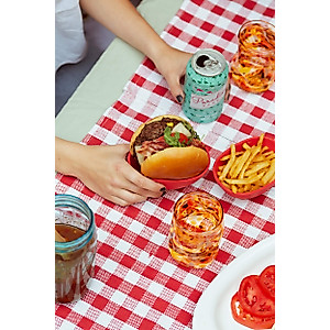 Burger Buddy Sandwich Holders 4 Pack, Flexible Silicone Bowls for Holding Hamburgers, Sloppy Joes, BBQ and Snacks, Heat Resistant and Microwave Safe, Reusable