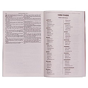 KJV Holy Bible, Gift and Award Bible - Softcover, King James Version, Burgundy (KJV Gift Award Editions)