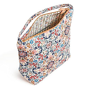 Vera Bradley Women's Cotton Oversized Hobo Shoulder Bag, Enchanted Mandala - Recycled Cotton, One Size