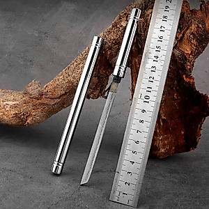 Paring Knife with Sheath - 7.32" Sharp Stainless Steel Chef Knife - Utility Knife - Fruit Knife - Table Knife, Ergonomic Handle, Compact Portable, for Meat, Vegetables, Fruit, Versatility