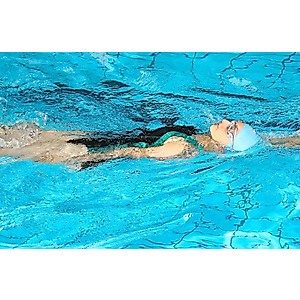 beautyin Women Lap Bathing Suit Swimmer Trainning Swimsuit Tummy Control Swimwear Black Green