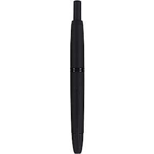 PILOT Vanishing Point Collection Refillable & Retractable Fountain Pen, Matte Black Barrel, Blue Ink, Medium Nib (60581)