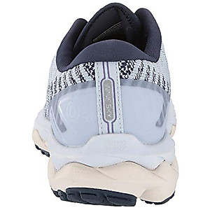 Mizuno womens Wave Sky 4 Waveknit Running Shoe, Arctic Ice, 8 US