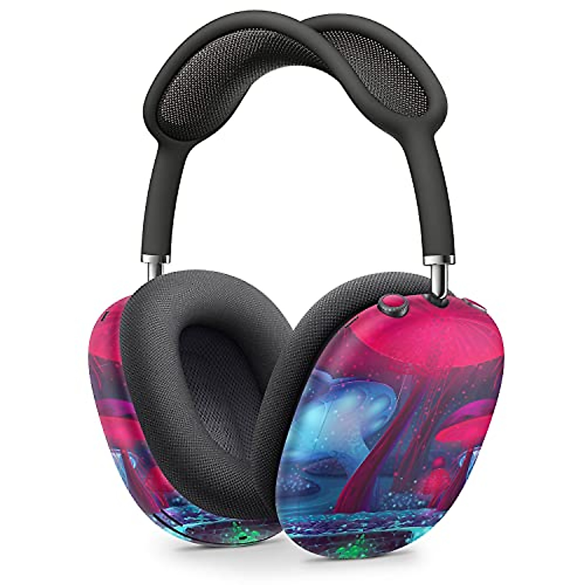 Design Skinz Glowing Fantasy Land V2 Skin Decorative Vinyl Case Cover Decal Full-Body Wrap Kit Compatible with Apple AirPods Pro Max Bluetooth Wireless Headphones