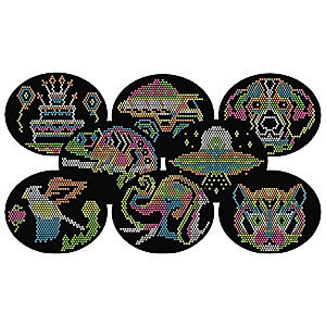 Lite Brite Oval High Definition - Light Up Toy – 650 Mini Pegs, 8 HD Design Templates, Great Gift for Girls and Boys Ages 6+