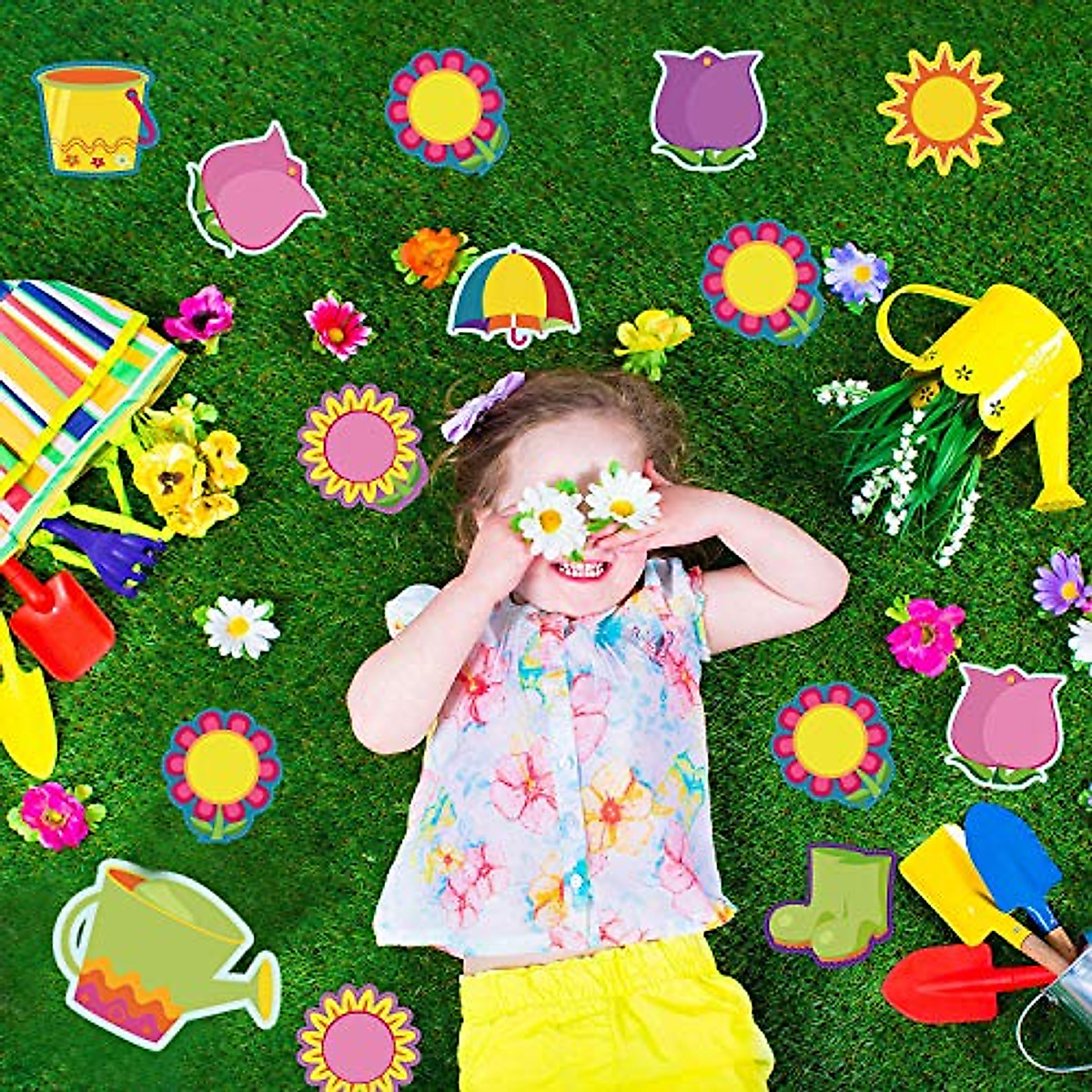 Colorful Spring Summer Cutouts for Classroom Decoration