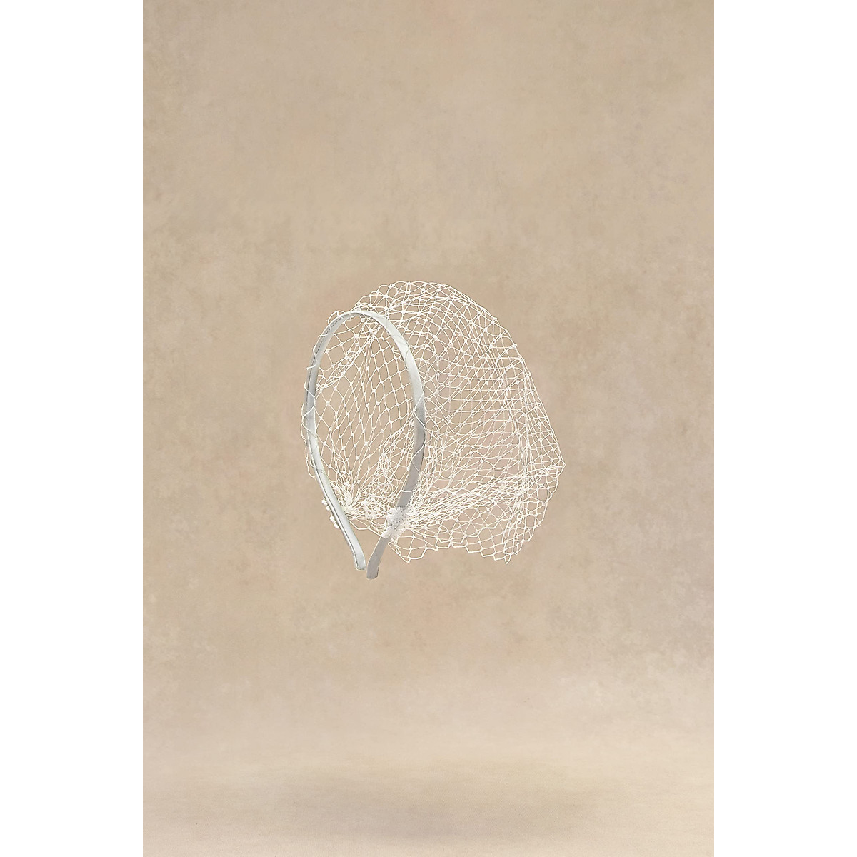 BABEYOND 1920s Flapper Fascinator Mesh Veil Headband Bridal Wedding Tea Party Fascinator Veil for Women