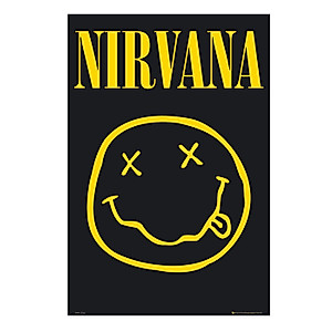 Nirvana Smiley Poster