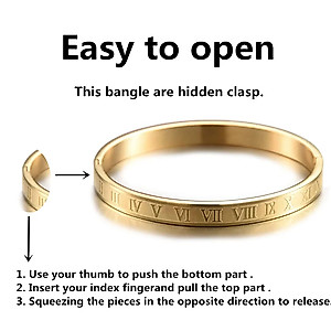 HYHONEY Gold Bracelets For Men Gold Bracelets For Women Mens Bracelet Beaded Bracelets Zircon Cross Bracelet For Men Women Stainless Steel Cuff Bangle Gold Cuff Bracelets For Women